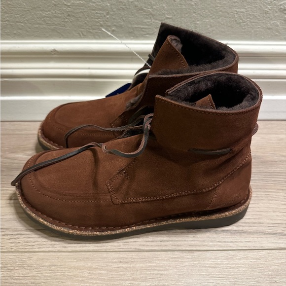 Birkenstock | Shoes | Nwob Birkenstock Bakki Mocha Suede Leather Boot ...